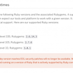 web帳 | HerokuでRailsをビルド buildpack、Rubyバージョンでエラー